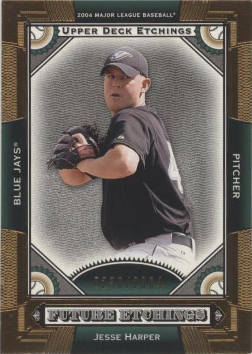 2004 Upper Deck Etchings - Future Etchings Jesse Harper #108 /2004 (RC ...
