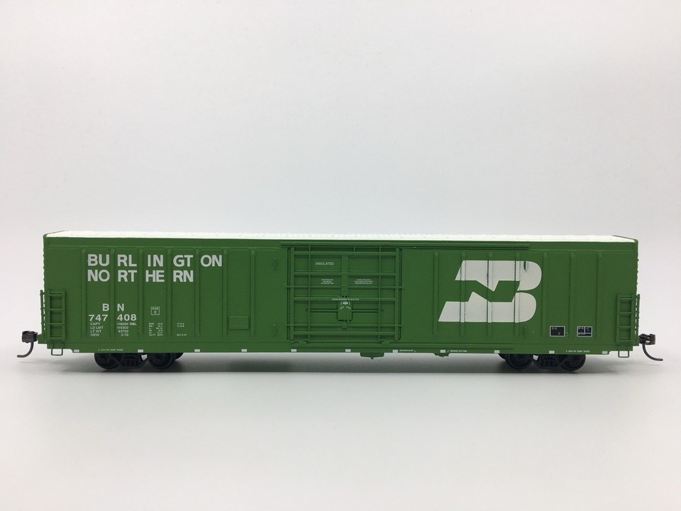 HO Eel River Models ERM Burlington Northern 62’ PC&F Insulated Boxcar ...