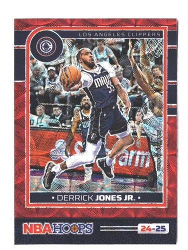 2024-25 Hoops Derrick Jones Jr. #157 Premium Prizms Scope Red #/49 ...