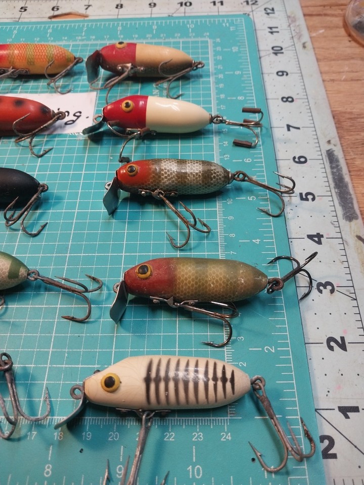 Vintage 1940s And 50s Fred Rinehart Jinx Lures 14 Total Used Found In ...