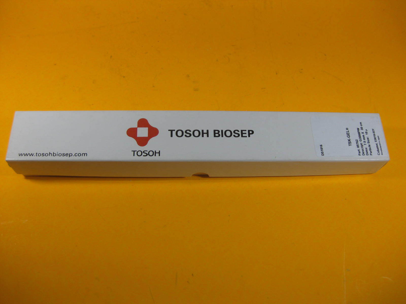 TOSOH Chromatography HPLC Column 05762 TSK Gel G3000PW 10μm Stainless ...