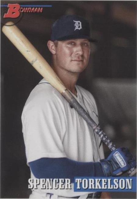 2021 Bowman Heritage - Prospects Image Swap Variation Spencer Torkelson ...