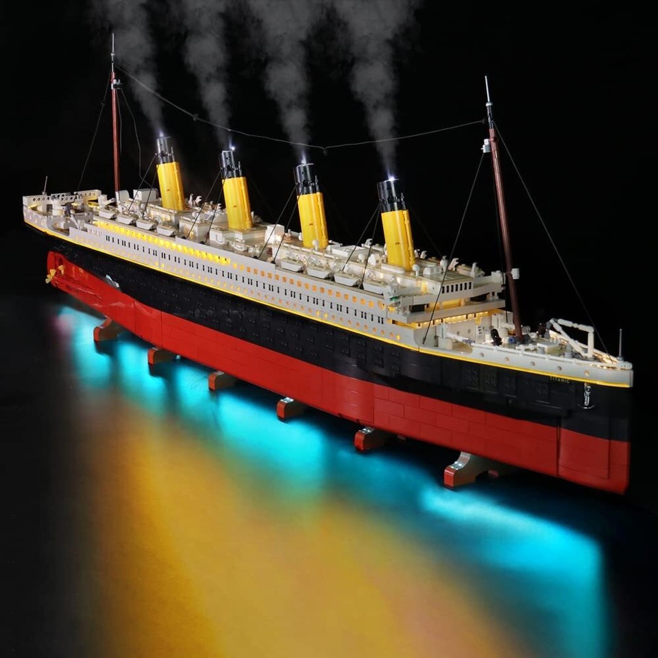 LocoLee LED Light Kit for Lego 10294 Creator Expert Titanic Ship Remote ...