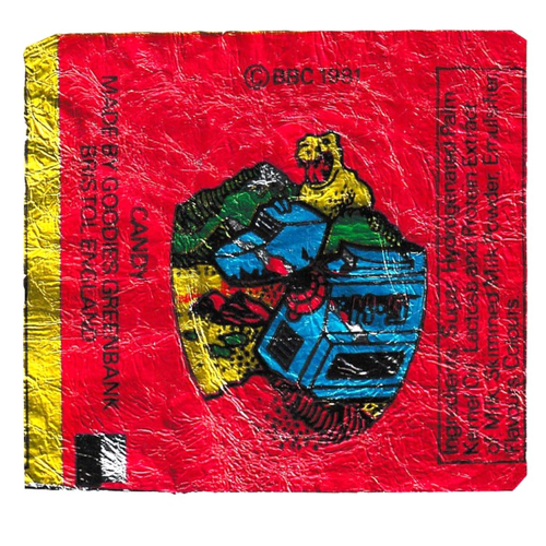 Goodies Doctor Who K9 Christmas Chocolate Foil Wrapper 1981 | eBay UK