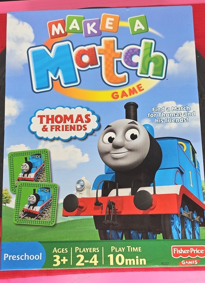 Fisher Price Make A Match Game Thomas & Friends Preschool Complete Tank ...