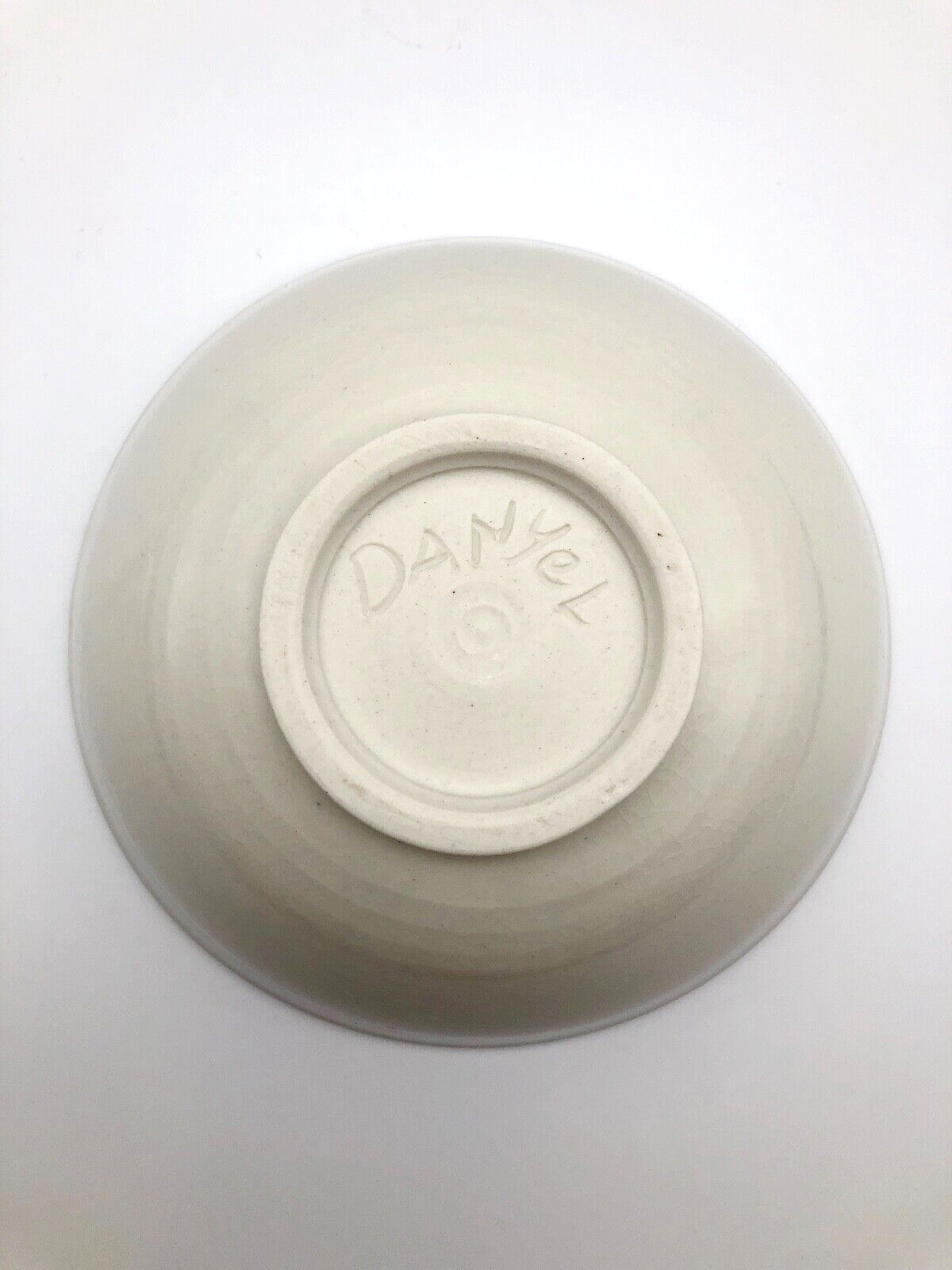 Danyel Dean Pottery Bowl Ceramic Signed Bird Watcher Vintage | eBay
