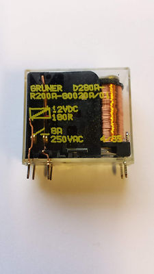 GRUNER D280A-R200A-G0020A/01 12VDC Relay | eBay