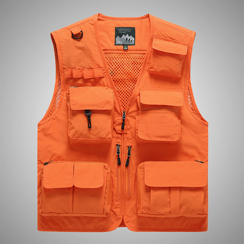 7XL Large Size Men's Quick Dry Vest Outdoor Travel Camping Photography ...