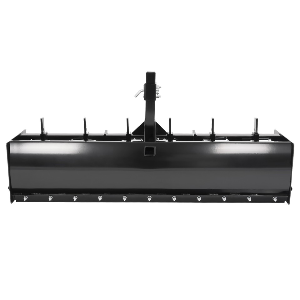 Powder Coated Steel 55" Box Blade Scraper W/6 Scarifier Shank For Cat 0 ...