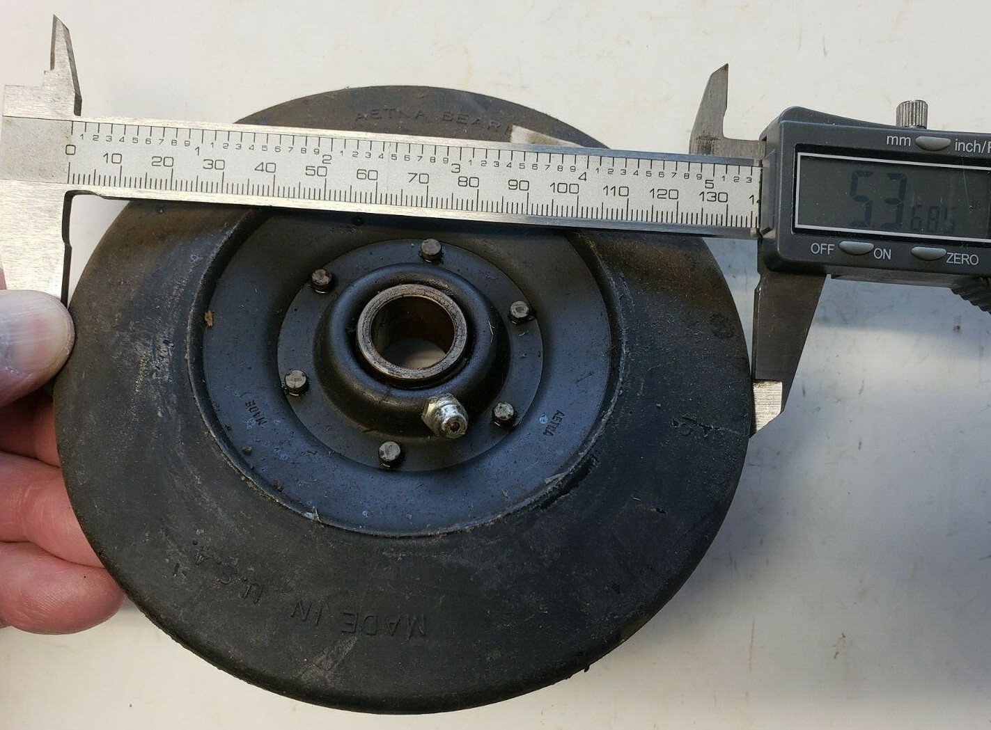 NOS Snowmobile Bogie BOGGIE SUSPENISION WHEEL 5 3/8 X 5/8 Vintage 70s ...