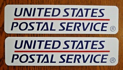 3" x 12" United States Postal Service Magnetic Vehicle Signs (2) USA ...