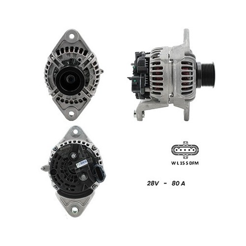 Alternateur EB2416G AT303320 01182405KZ 21429783 AT330320 1182405 ...