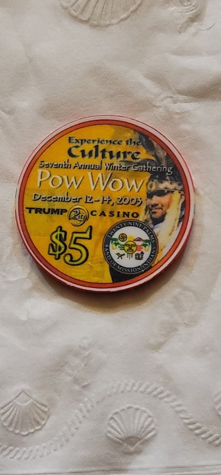 $5. Trump 29 casino chip 2003 - Coachella, California - Rare ...