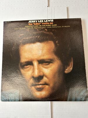 JERRY LEE LEWIS THE KILLER ROCKS ON VINYL LP MERCURY RECORDS 1972 SRM ...