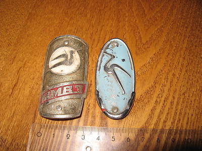 Old Vintage soviet ussr Bicycle Bike Badge Emblema 2psc | eBay