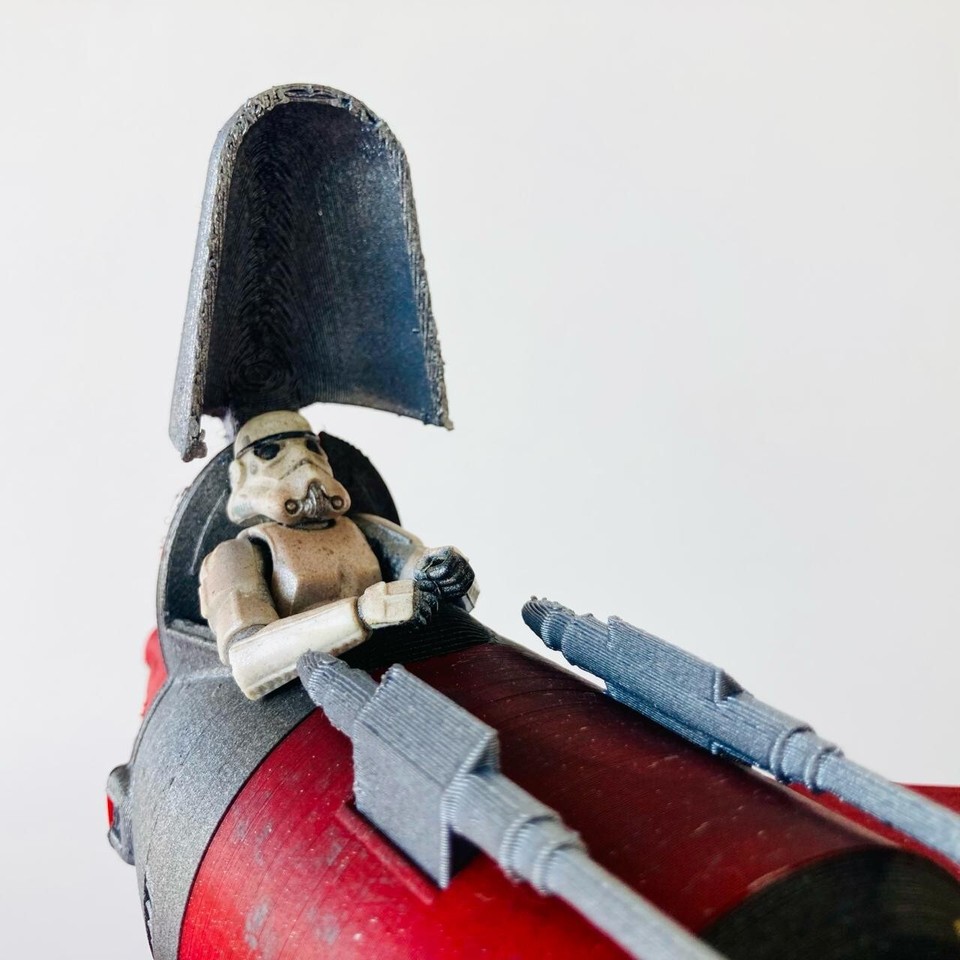 SHIN HATI'S FIEND FIGHTER for 3.75 inch (1:18) Scale Figure Diorama ...