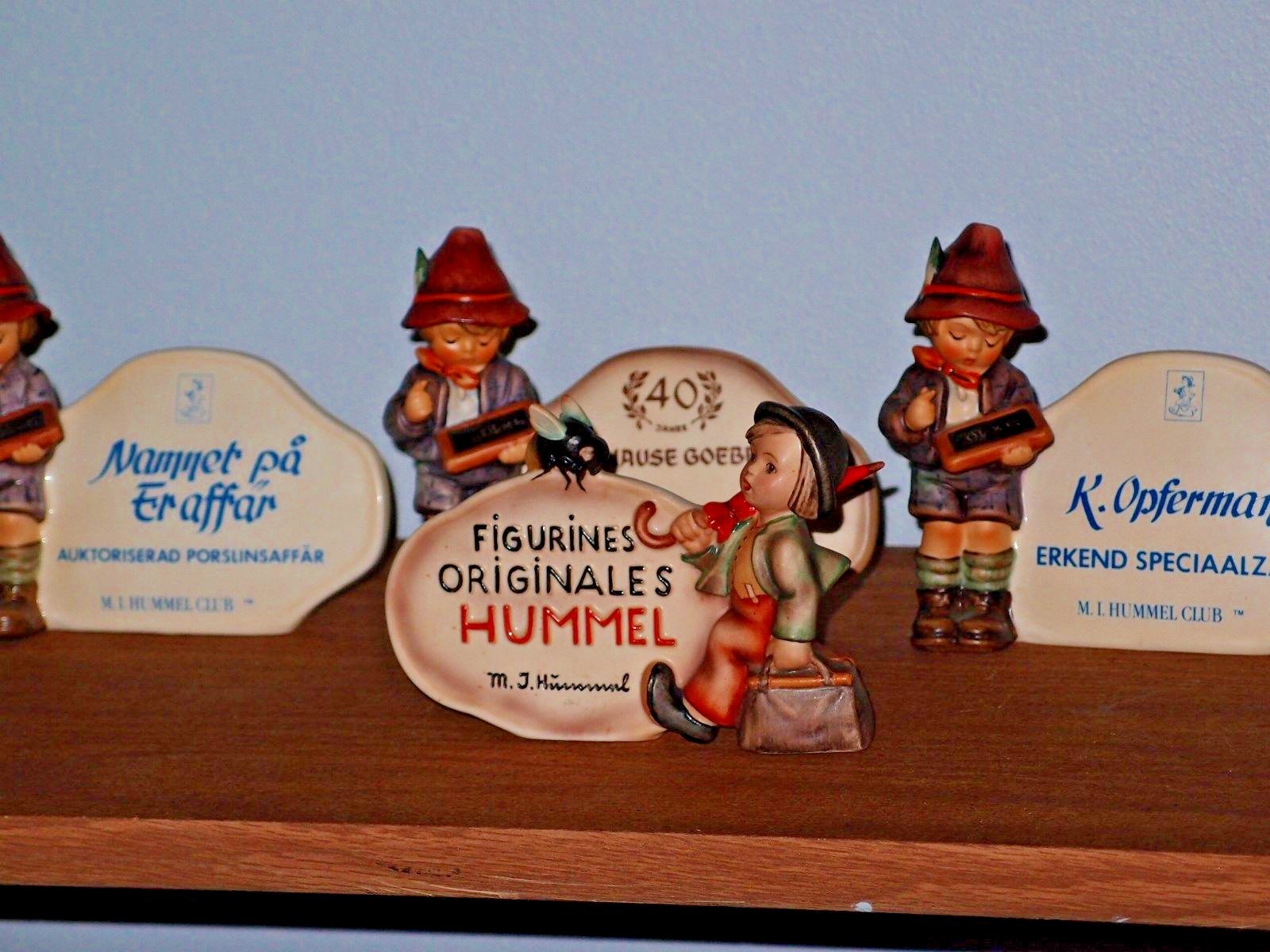 HUMMEL 208 FRENCH DEALER PLAQUE TRADEMARK 2 VERY RARE Goebel | eBay