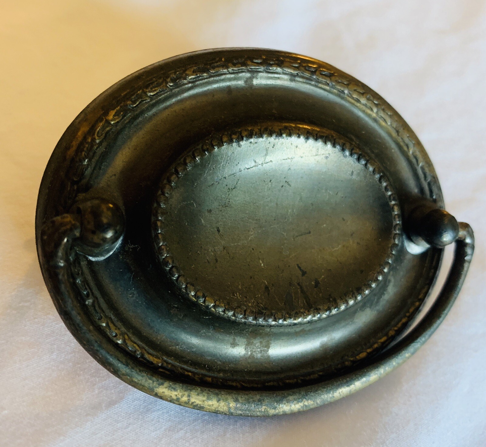 Hepplewhite Duncan Phyfe Brass Antique Hardware Oval Drawer Pull 2 1/2 ...