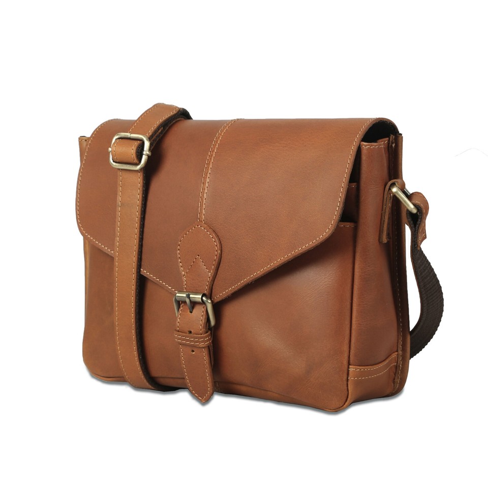 Leather Crossbody Bag for women 10 inch purse tote ladies bags satchel ...