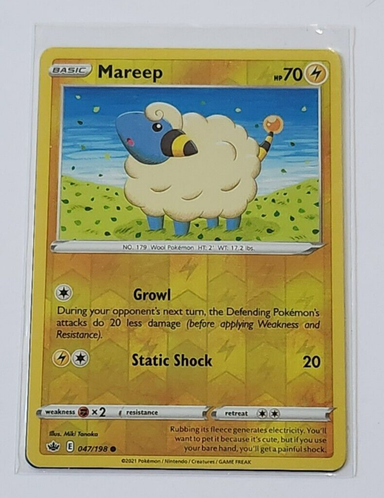 2021 POKEMON MAREEP HOLO TRADING CARD | eBay