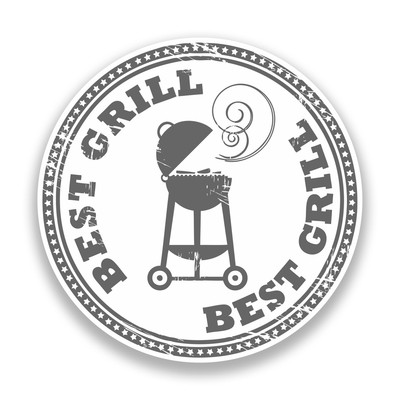 2 x BBQ Best Grill Vinyl Sticker Cooking Outdoors #7149Â | eBay UK
