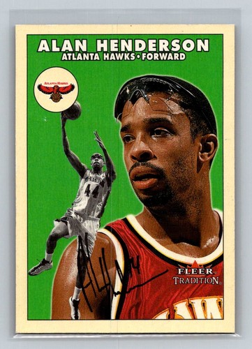2000-01 Fleer Tradition #189 Alan Henderson Atlanta Hawks Basketball ...