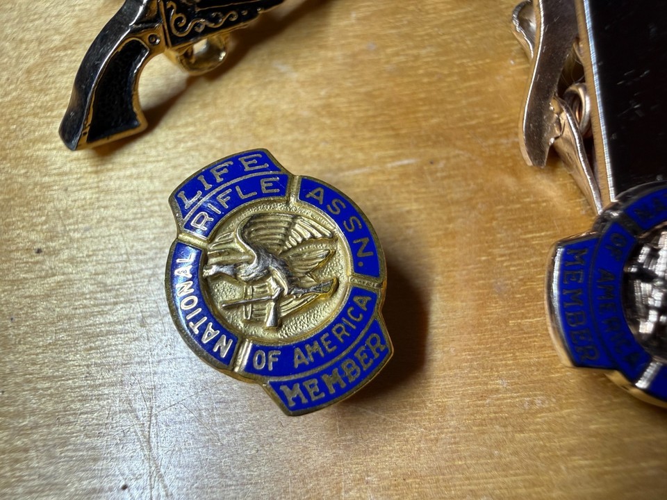 NRA PINS/REMINGTON TIE CLIP/PISTOL CUFFLINKS | eBay