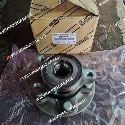 Genuine Front Wheel Hub & Bearing 2018-up Toyota C-HR 43550-0A010 ...