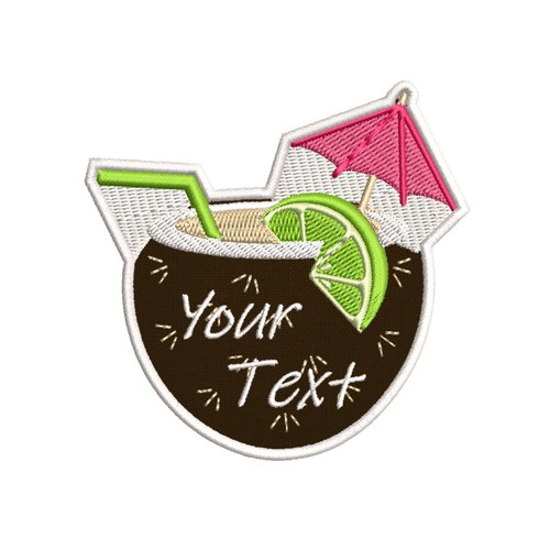 Custom YOUR TEXT Name Tag Embroidered iron-on 3.5" Patch Applique ...