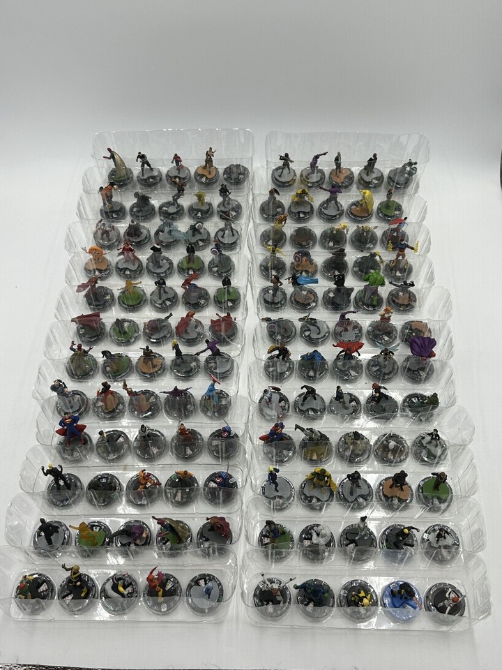 Marvel Heroclix Mixed Lot Common Uncommon & Rare? 120 Total **No Cards ...