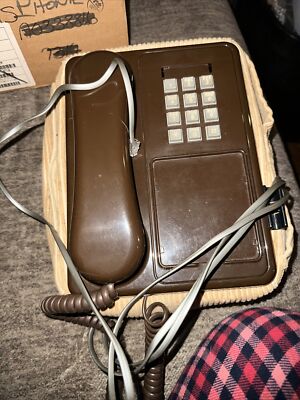 Vintage bean bag phone Doodle Digitone Telephone Land Line Padded | eBay