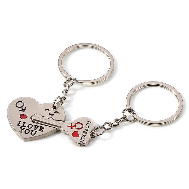 Couple Key Chain English Couple Metal Pendant An Arrow Pierces The ...