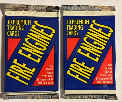 2 Packs - 1993 Fire Engine Trading Cards Series 1 Vintage Virginia ...