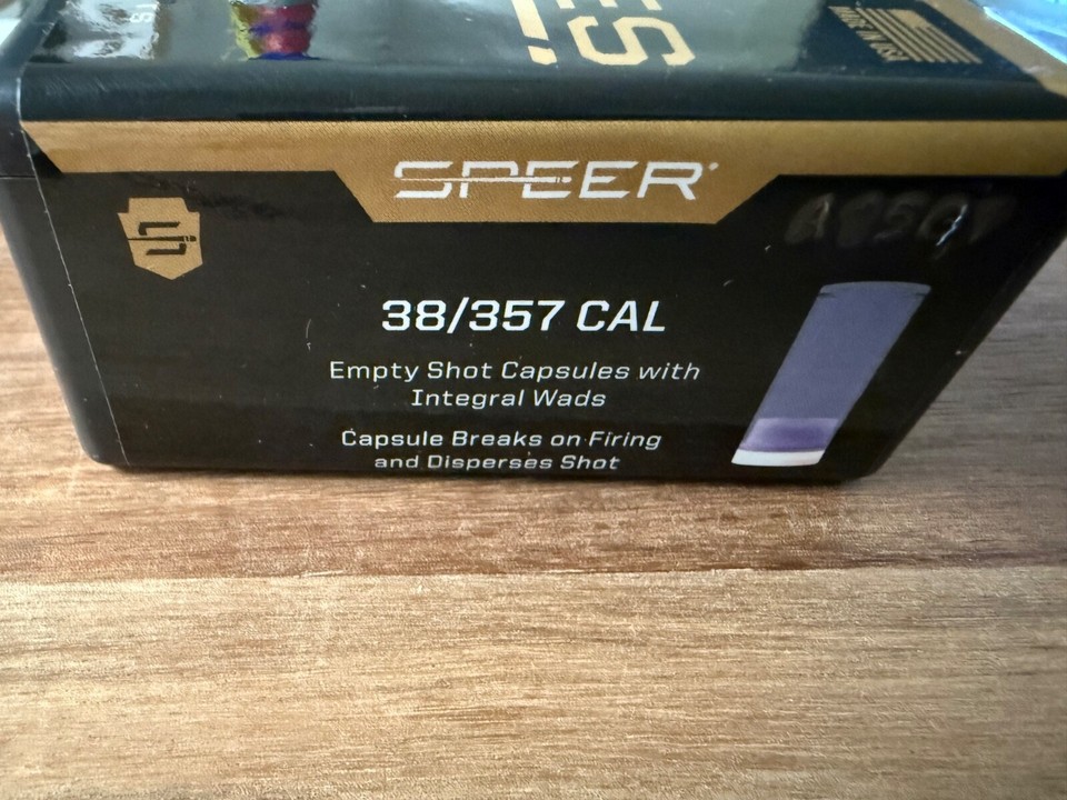 Speer 38/357 caliber shot capsules 8780 | eBay