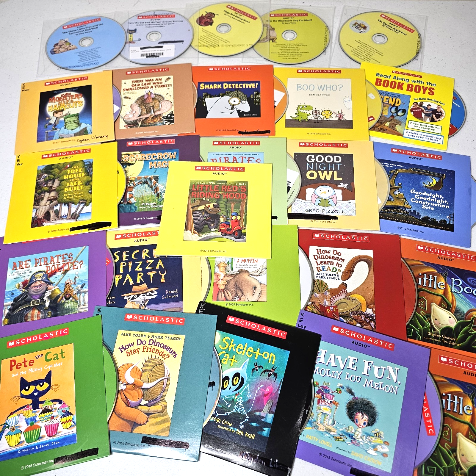Vintage Scholastic Audio Books On CD - LOT SET Of 26 - Kids Children’s ...