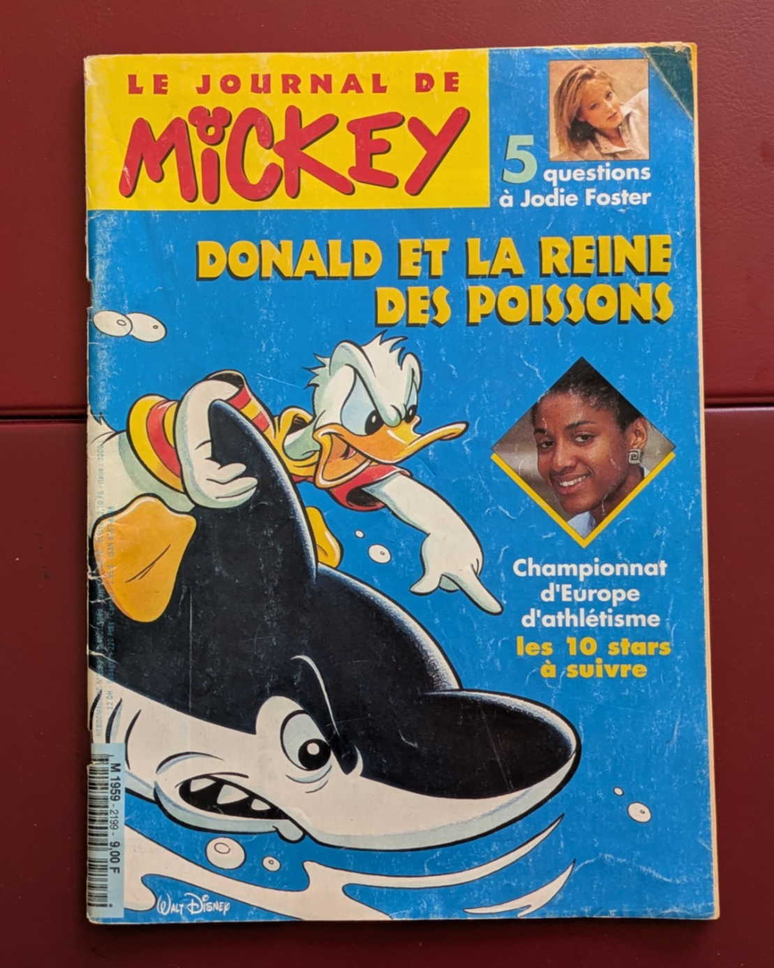 Journal de Mickey No. 2199 Donald et La Queen Fish 1994 Comics | eBay ...