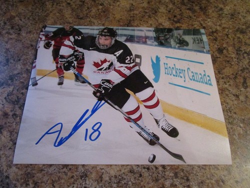 ALEX NEWHOOK SIGNED 8X10 MATTE PHOTO TEAM CANADA COLORADO AVALANCHE ...