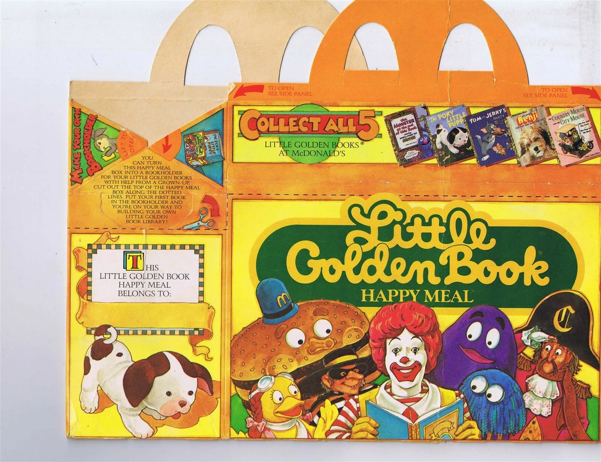 Original Mcdonalds Happy Meal Box