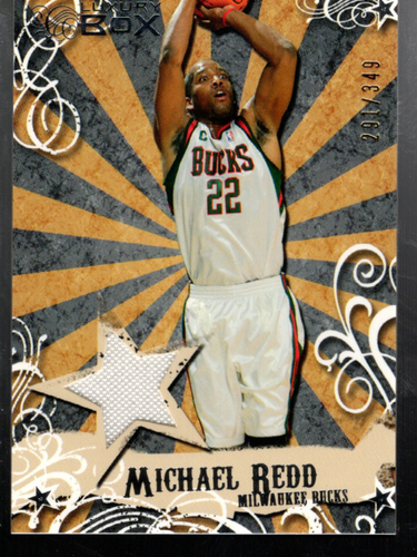 B4509- 2006-07 Topps Luxury Box Mezzanine Reliques # Mr Michael Redd ...