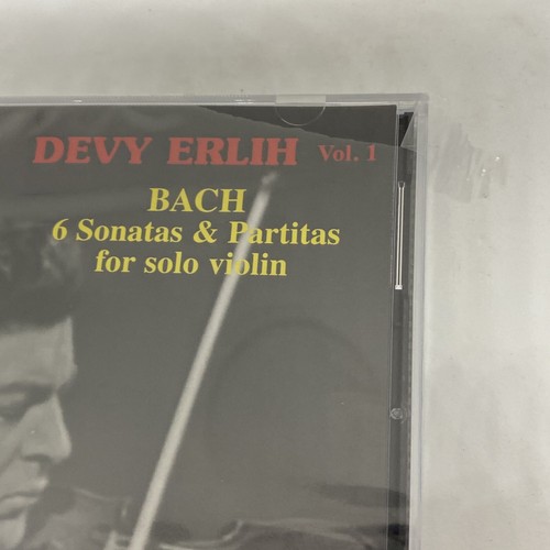 Bach: 6 Sonatas & Partitas for Solo Violin by Devy Erlih (CD, 2018) for ...