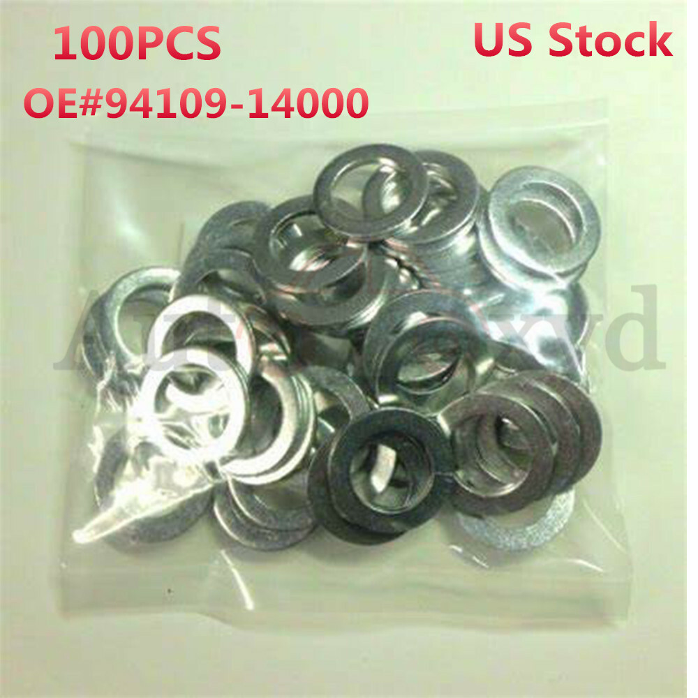 100PCS Oil Drain Plug Crush Washer Gaskets 9410914000 For Honda Accord ...