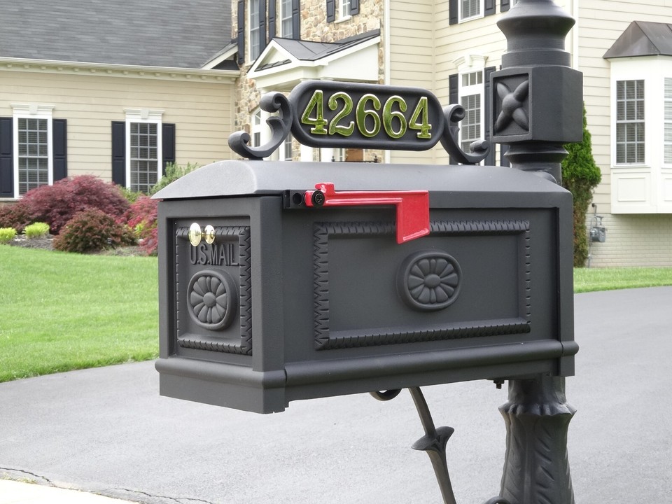 Classic Decorative Cast Aluminum Mail Box Mailboxes by Better Box ...