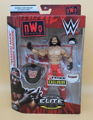 WWE Macho Man Randy Savage Elite Ringside Exclusive nWo Wolfpac Mattel ...
