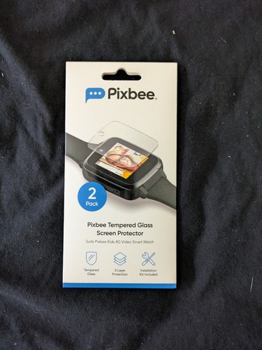 2 x Pixbee Kids 4G Video Smart Watch Tempered Glass Screen Protector ...