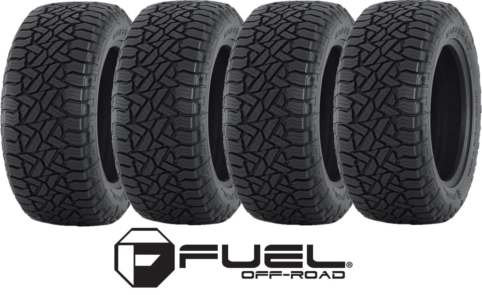 17 FUEL COVERT BLACK WHEELS RIMS TIRES FUEL GRIPPER AT ALL TERRAIN 265 ...