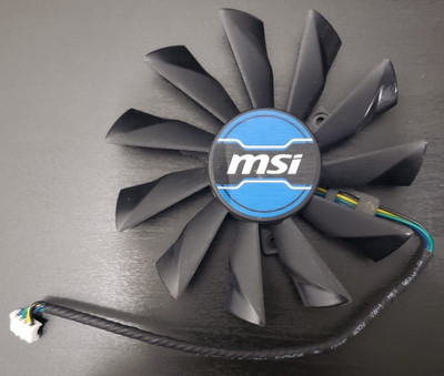 95mm VGA 4-Pin Fan MSI Video Card HD7850/7870/270/280 (PLD10010S12HH ...