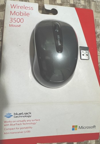 Microsoft 3500 BlueTrack Wireless Mouse - Grey Model No 1571/1496. Free ...