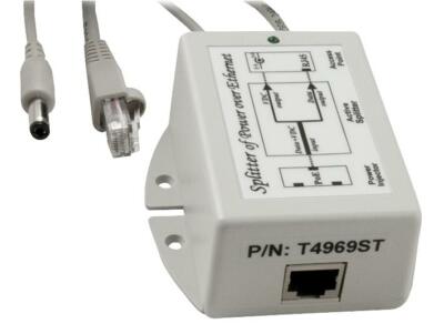 12W POWER OVER ETHERNET DC SPLITTER - T4969ST | eBay