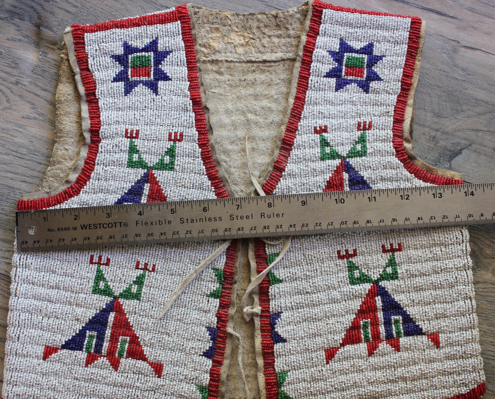 SIOUX 1880's BEADED CHILD'S VEST, SIOUX BEADWORK, LAKOTA BEADED VEST | eBay