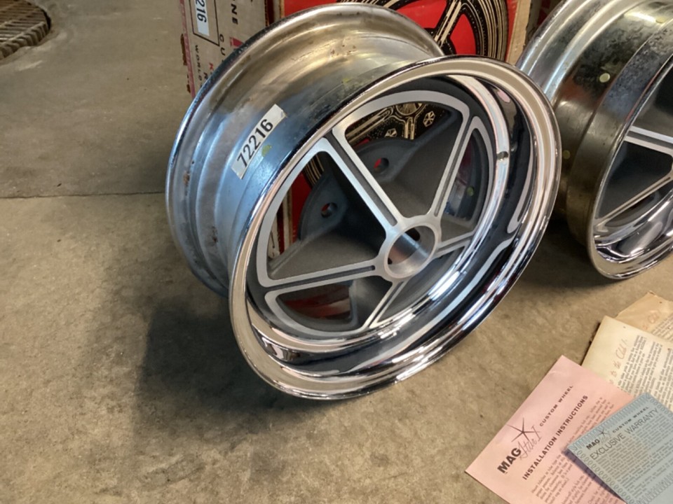 1966 Kelsey-Hayes Magstar I 14x6 5 Spoke Wheels Rims | 5x120.65 Bolt ...